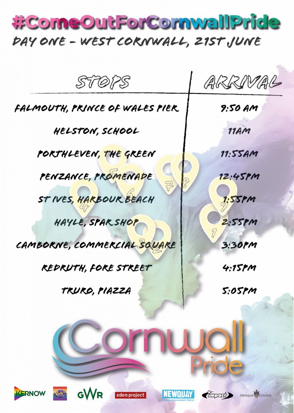 Come Out For Cornwall Pride | Porthleven Town Council